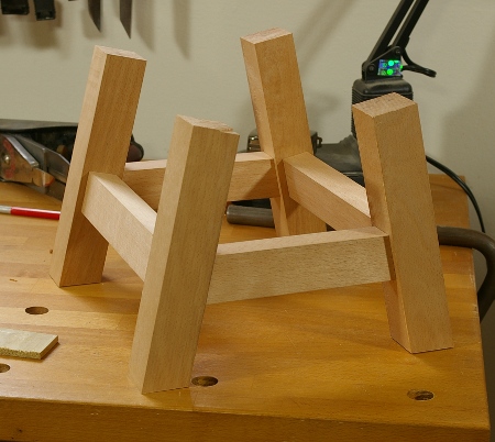 Stool: Frame Joinery Complete | Galoototron