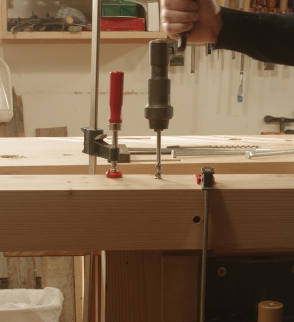 Workbench v2: Captured-Nut Mortise and Tenon Joints | Galoototron